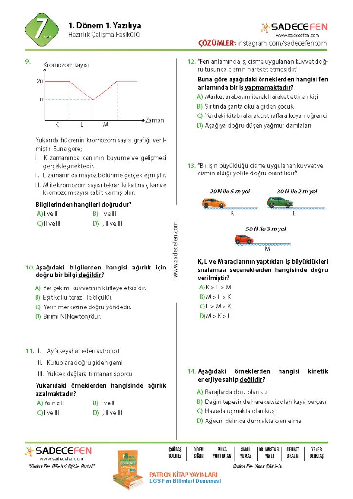 7. Sınıf – Fen Bilimleri – 1. Dönem 2. Yazılıya Hazırlık_Sayfa_6 | Fen ... 7. Sınıf – Fen Bilimleri – 1. Dönem 2. Yazılıya Hazırlık_Sayfa_6 | Fen ...